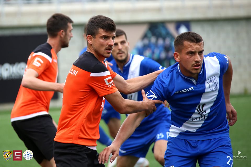 Ballkani – Drita: Formacionet zyrtare