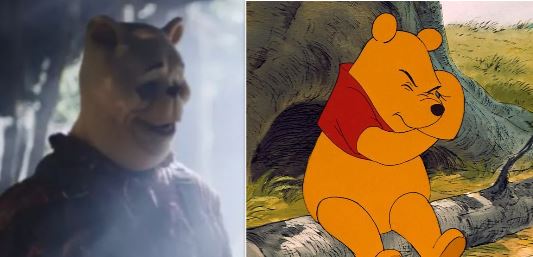 Winnie the Pooh rikthehet në një figurë horror