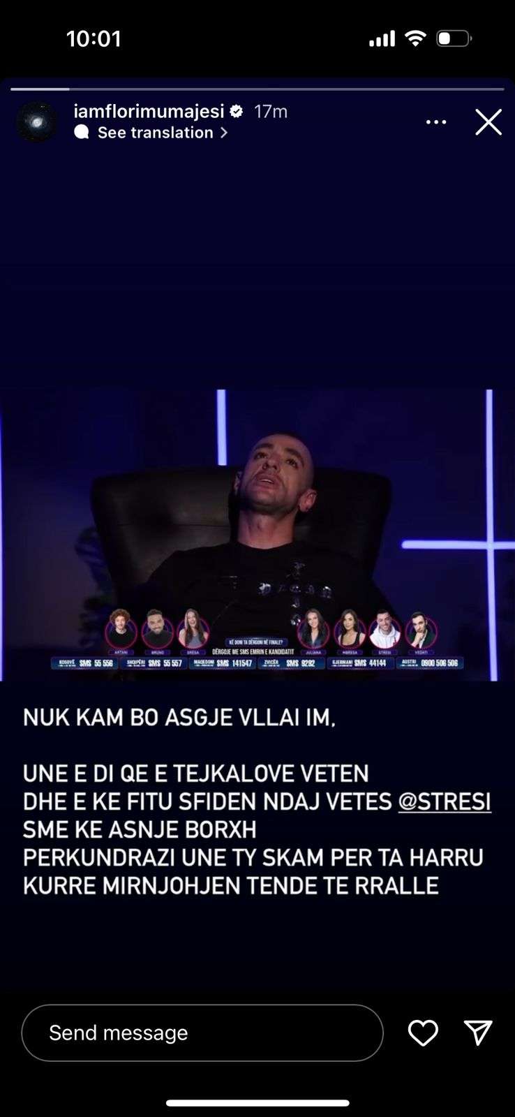 Flori Mumajesi komenton deklaratat e Stresit në BBVK