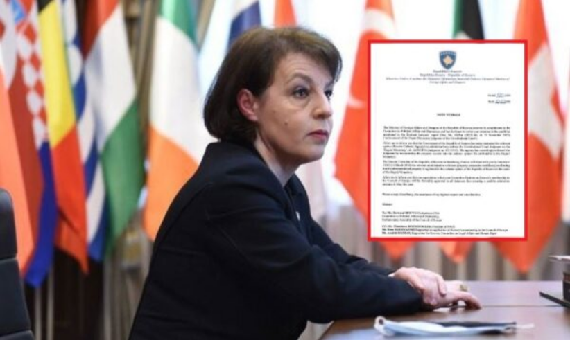 Publikohet nota verbale që Gërvalla e çoi në Strasburg, çka shkroi?