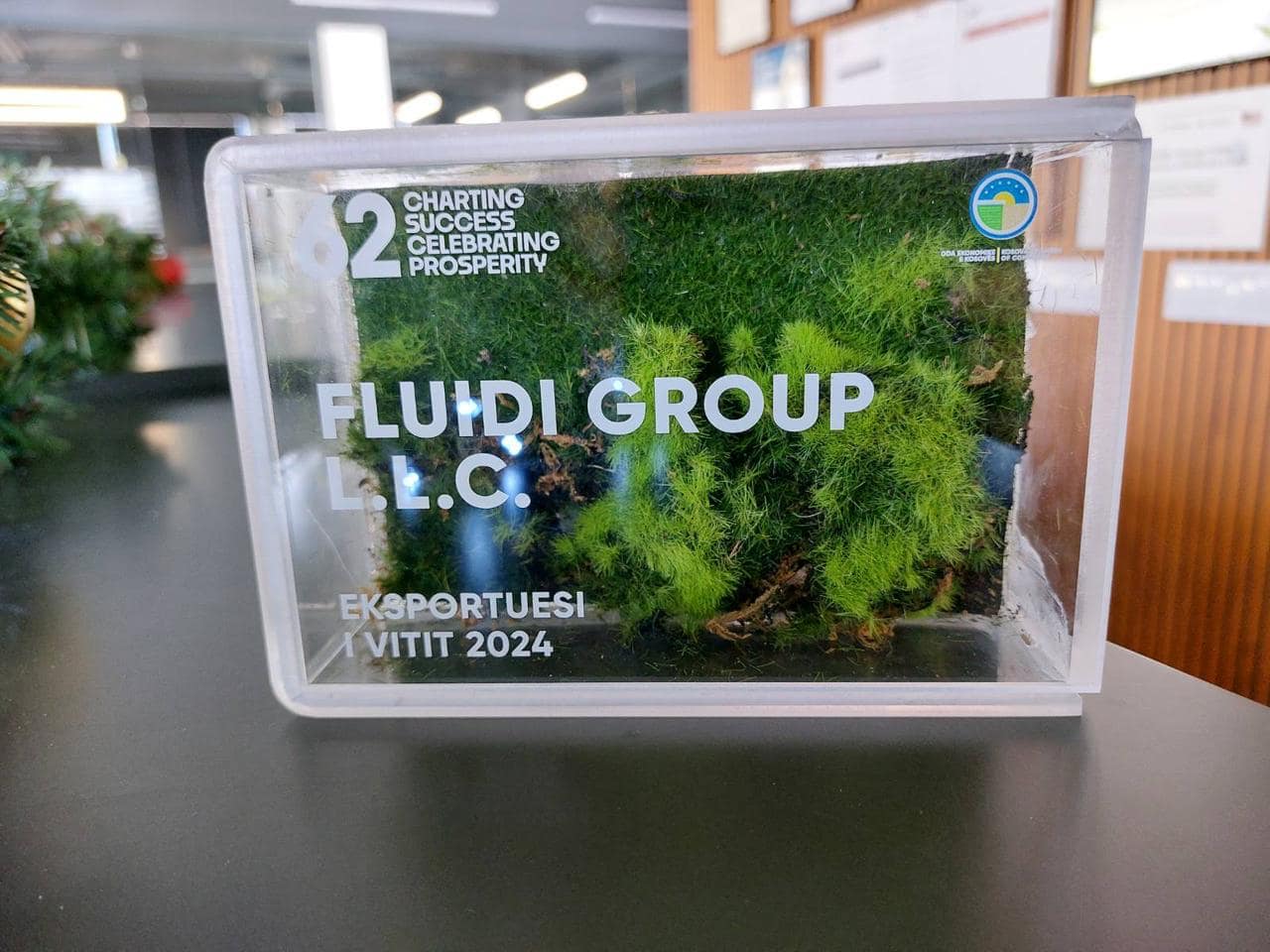 Fluidi Group LLC shpallet Eksportuesi i Vitit 2024 nga Oda Ekonomike e ...